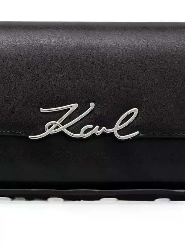 Karl Lagerfeld K/signature Elongated Shoulder Bag