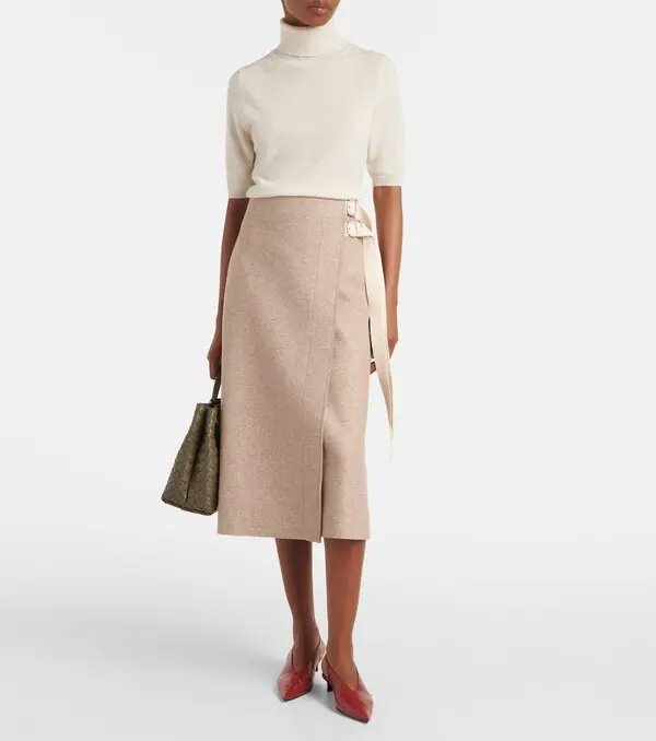 Jardin Des Orangers Cashmere Turtleneck Sweater - White