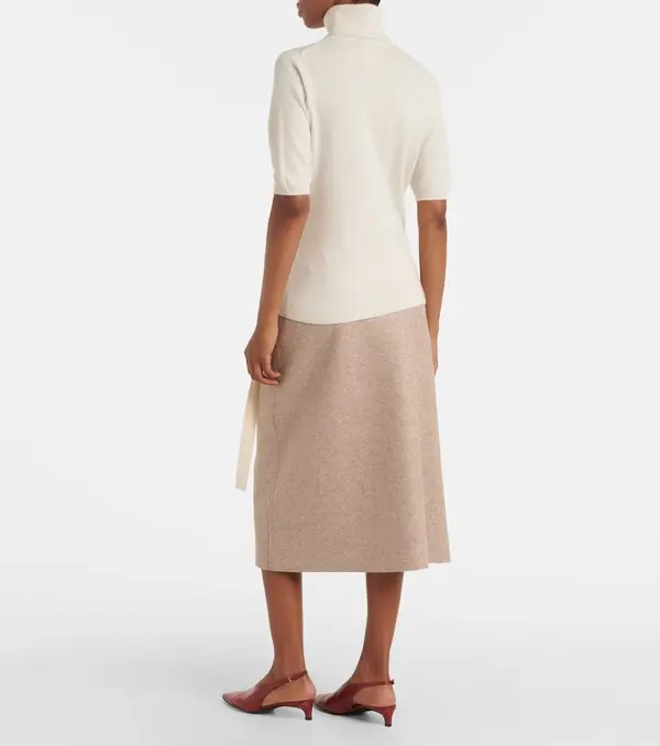 Jardin Des Orangers Cashmere Turtleneck Sweater - White