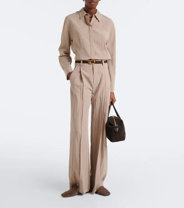 Vince Pleated Wide-leg Pants