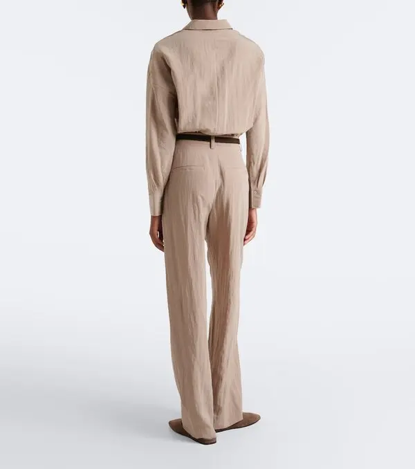 Vince Pleated Wide-leg Pants
