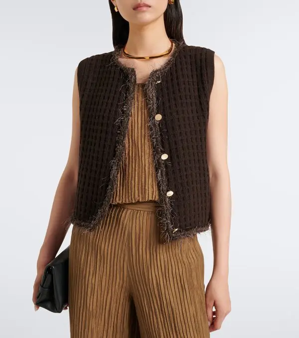 Jardin Des Orangers Waffle-knit Vest