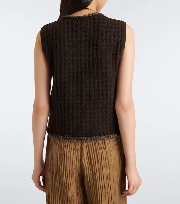 Jardin Des Orangers Waffle-knit Vest