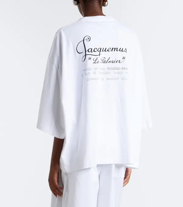 Jacquemus Le Palmier" Printed Cotton T-shirt