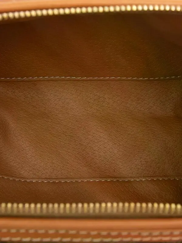 Celine 20th Century Macadam Coated Canvas Pouch