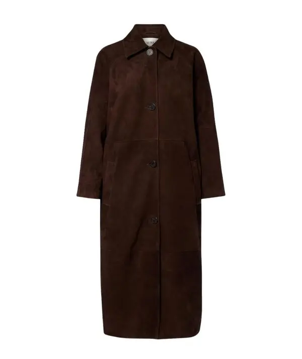 ARMA Judy Suede Coat - Brown