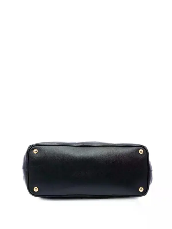Prada 2010-2026 Medium Saffiano Lux Galleria Double Zip Satchel