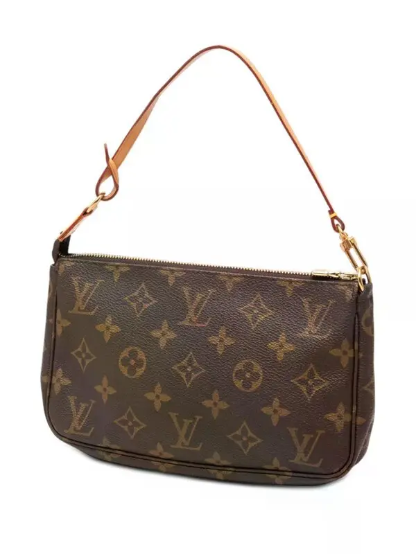 LOUIS VUITTON 2000 Monogram Pochette Accessoires Shoulder Bag