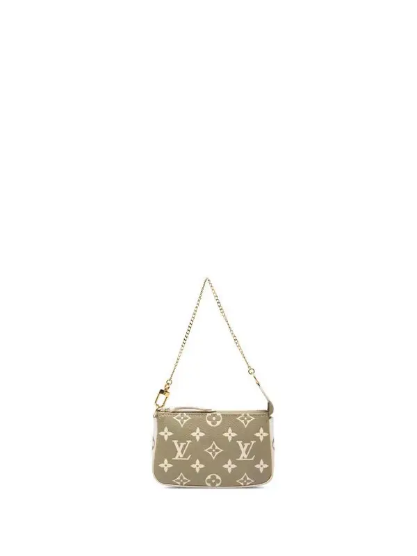 LOUIS VUITTON 2022 Monogram Empreinte Spring In The City Mini Pochette Accessoires Handbag - Brown