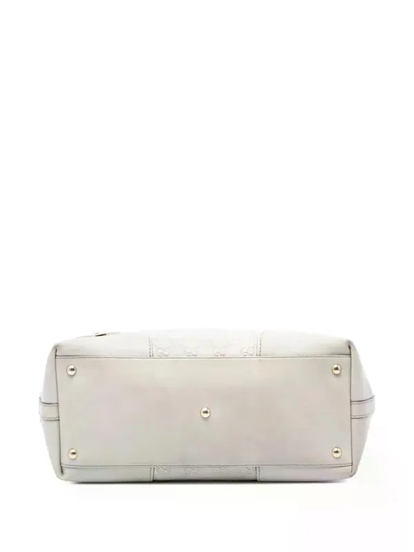 Gucci Embossed Leather Tote Bag