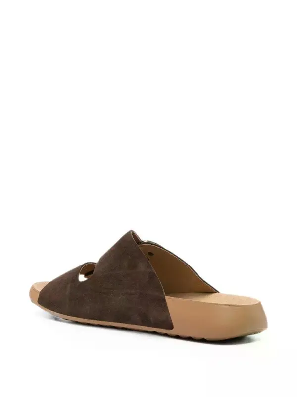 SERGIO MORETTI FIRENZE Suede Buckle-fastening Sandals