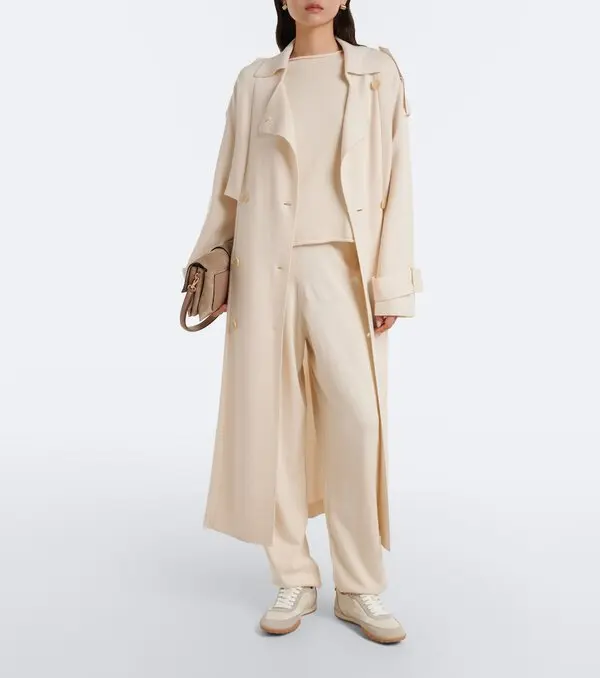 TOD'S Suede-trimmed Leather Sneakers