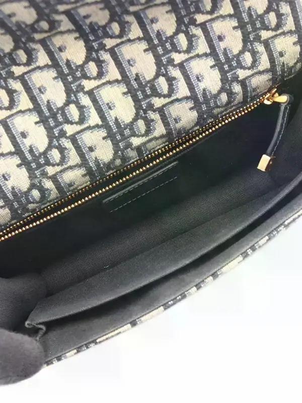 Dior Oblique Canvas 30 Montaigne Flap Crossbody Bag - Blue