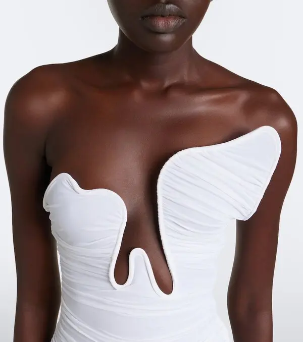 Christopher Esber Salacia Ruched Bustier Gown