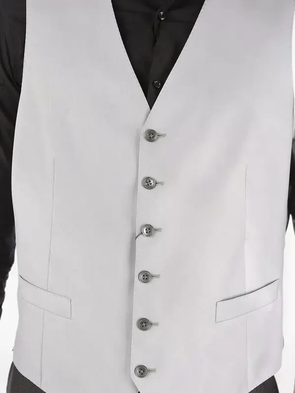 Corneliani Single-breasted Wool Waistcoat