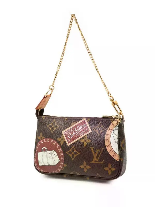 LOUIS VUITTON 2008 Monogram Patch Mini Pochette Accessoires Handbag