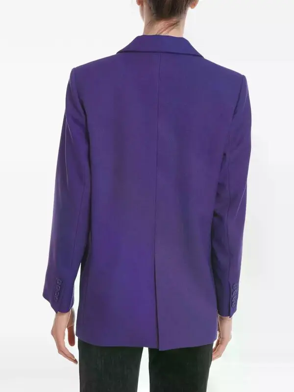SUPER BLOND Single-breasted Peak-lapel Blazer