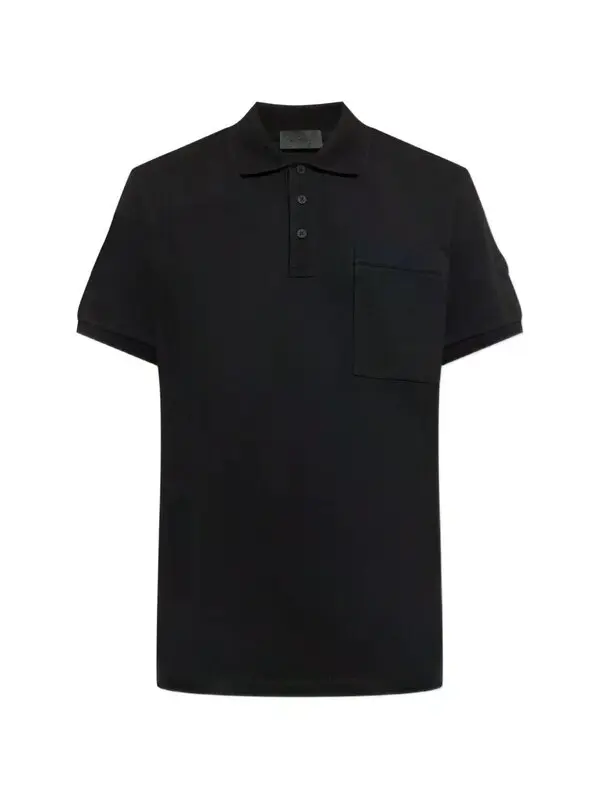 Moncler Chest-pocket Polo Shirt - Black