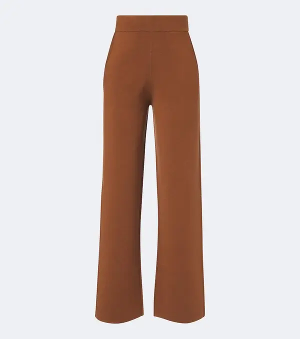 Max Mara Wool-blend Wide-leg Pants