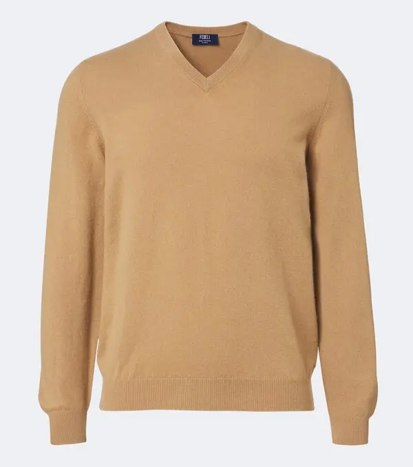 Fedeli Cashmere Crewneck Sweater - Beige