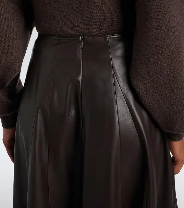 ARMA Eleni Suede Midi Skirt