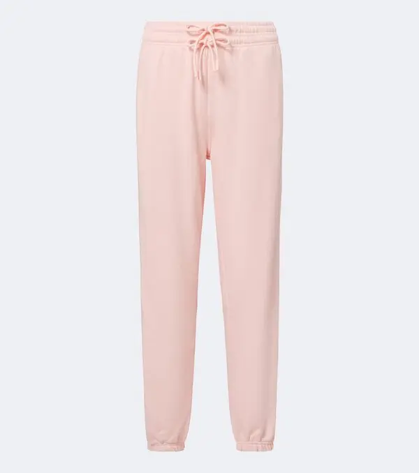 Adidas By Stella McCartney Cotton Jersey Sweatpants - Pink