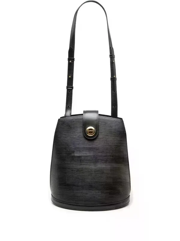 LOUIS VUITTON 1993 Epi Cluny Shoulder Bag - Black