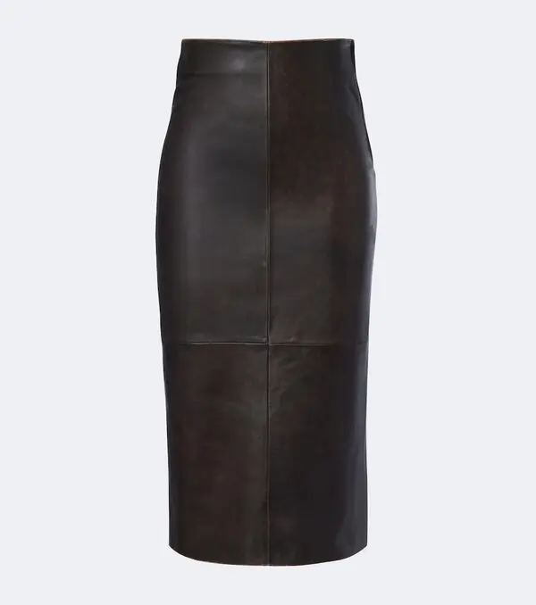 ARMA Leather Pencil Skirt