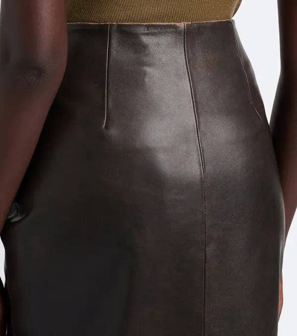 ARMA Leather Pencil Skirt