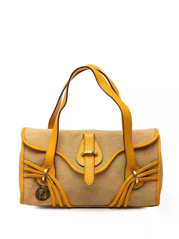 Fendi Zucchino Canvas Handbag