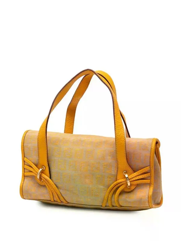 Fendi Zucchino Canvas Handbag