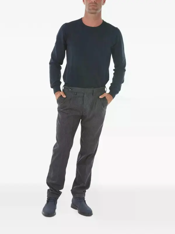 CRUNA Pinstriped Trousers