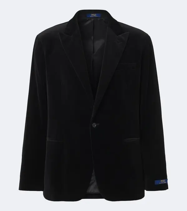 Polo Ralph Lauren Single-breasted Velvet Blazer