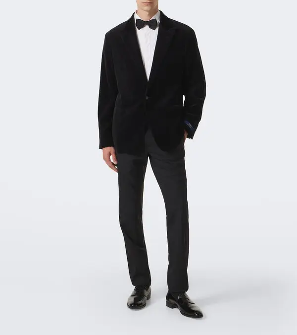 Polo Ralph Lauren Single-breasted Velvet Blazer