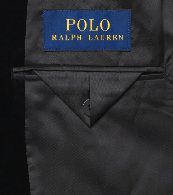 Polo Ralph Lauren Single-breasted Velvet Blazer
