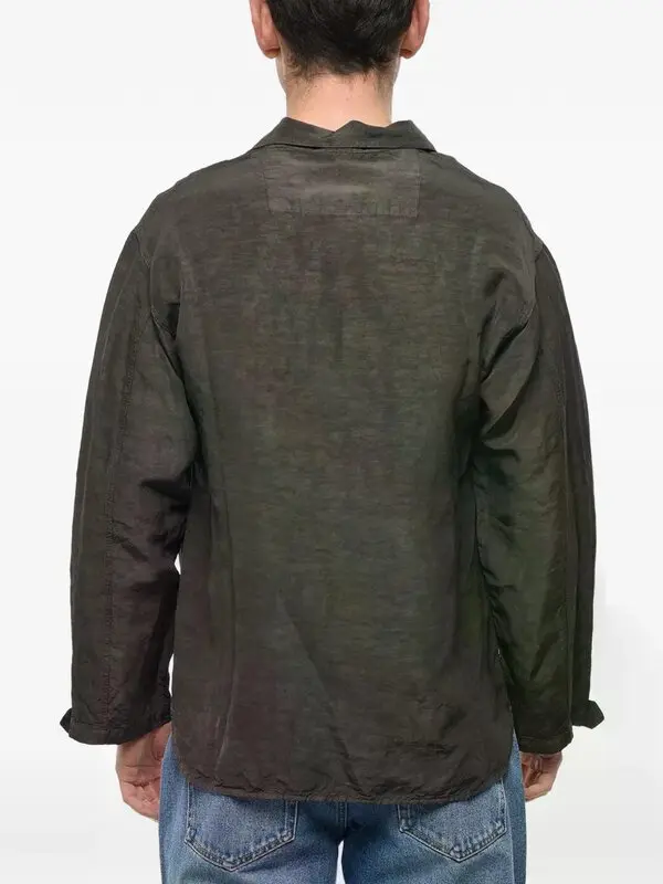 NEVER ENOUGH Pocket-detail Shirt Jacket
