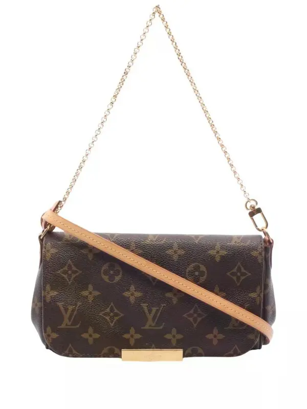 LOUIS VUITTON 2016 Monogram Favorite Pm Satchel - Brown