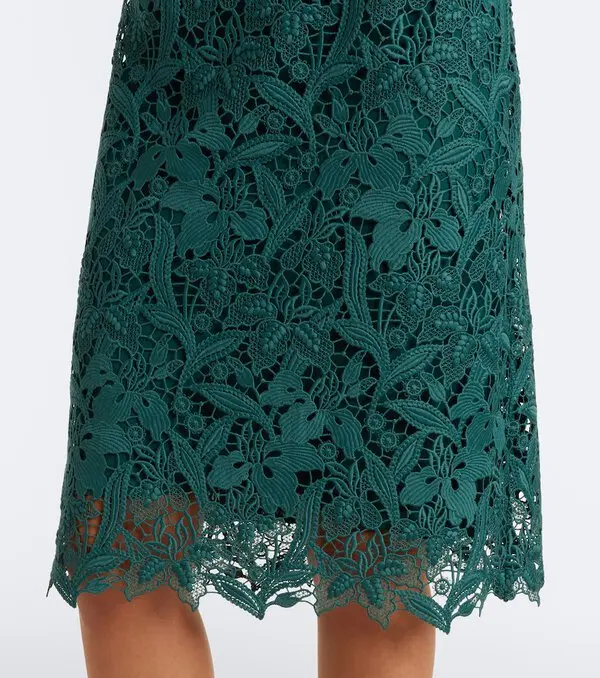 Monique Lhuillier Lace Mini Dress