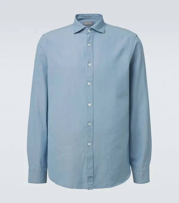 Canali Cotton Shirt - Blue