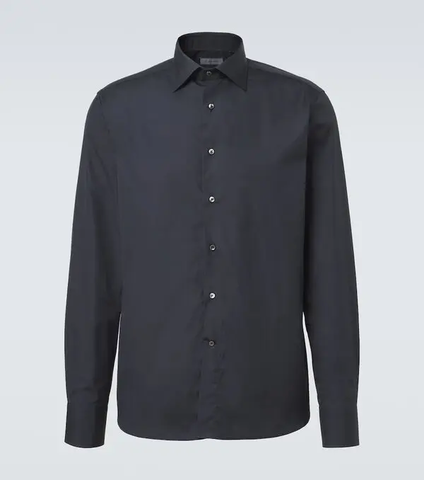 Canali Cotton Shirt - Blue