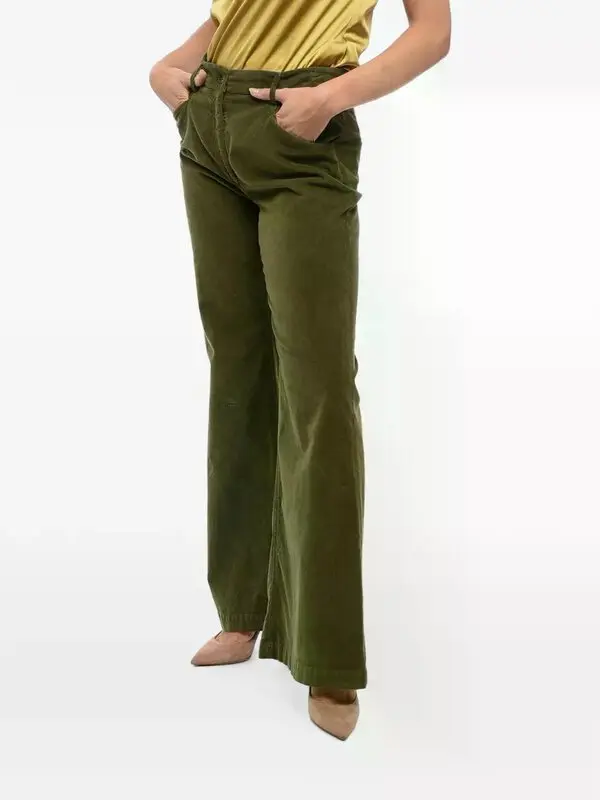 True Royal Corduroy Flared Trousers