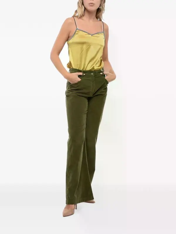 True Royal Corduroy Flared Trousers