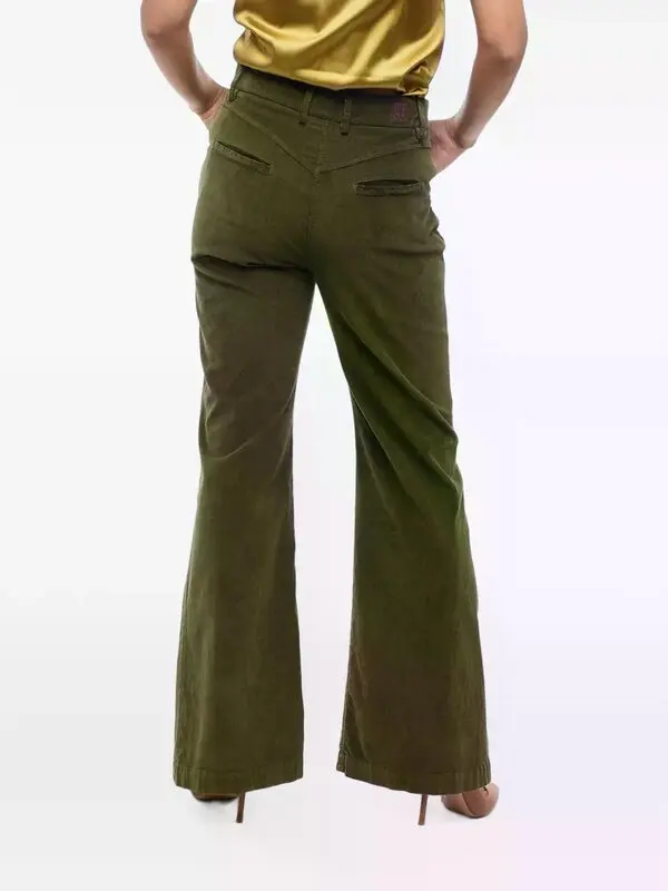 True Royal Corduroy Flared Trousers
