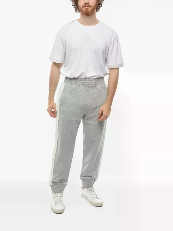 Neil Barrett Cable-knit-stripe Track Pants