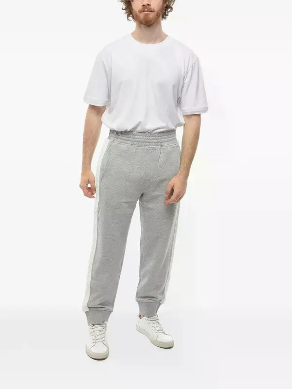 Neil Barrett Cable-knit-stripe Track Pants