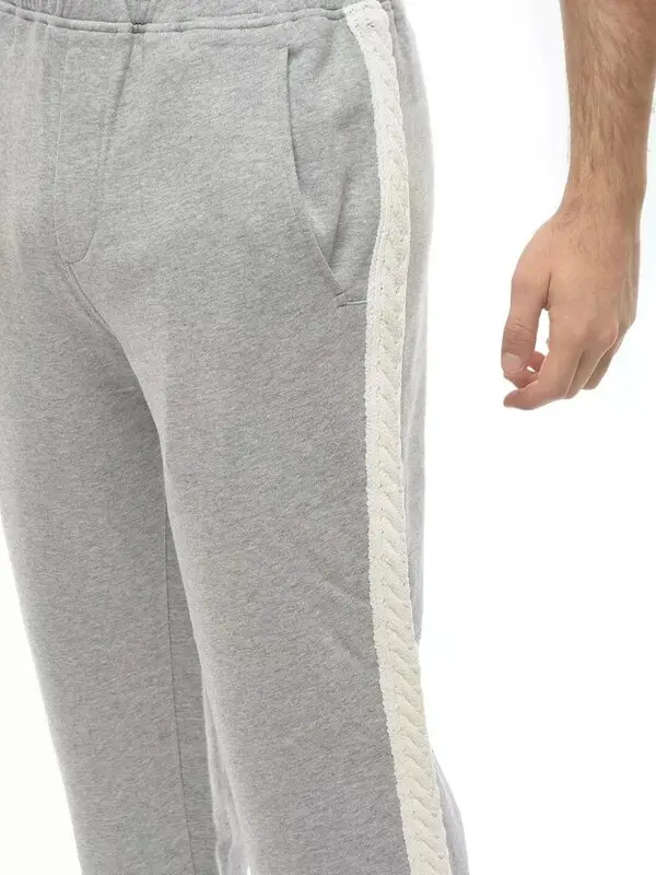 Neil Barrett Cable-knit-stripe Track Pants