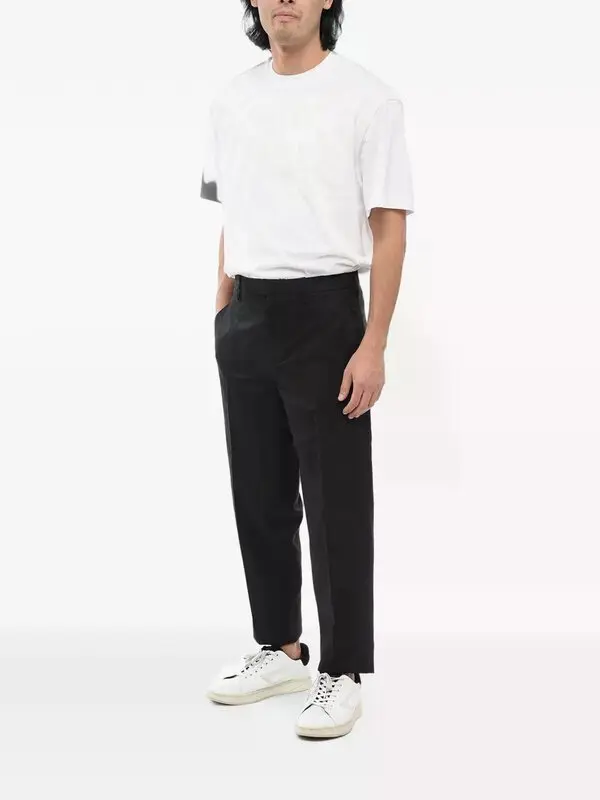 Neil Barrett Slim-fit Belt-loop Tailored Trousers - Black