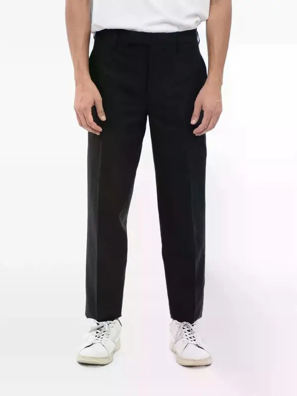 Neil Barrett Slim-fit Belt-loop Tailored Trousers - Black