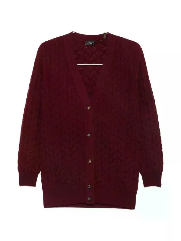 Etro Button-up Cardigan - Red