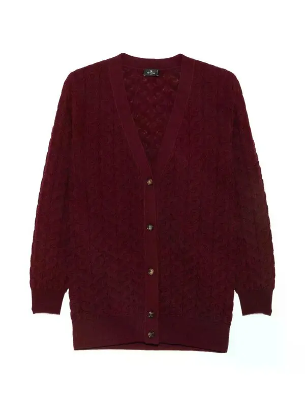 Etro Button-up Cardigan - Red